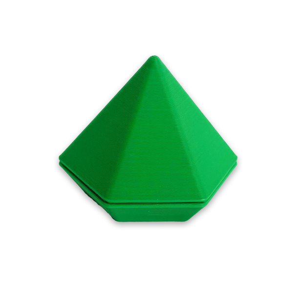 Small 3D Printed Gem Shaped Cache Container - Emerald – Shop Geocaching