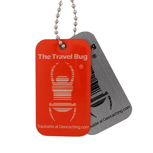 ORANGE Geocaching QR Travel Bug® - Glow in the Dark – Shop Geocaching